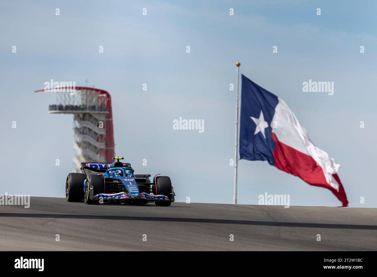 AUSTIN, TX - OCTOBER 21: BWT Alpine F1 Team driver Pierre Gasly (10) of ...