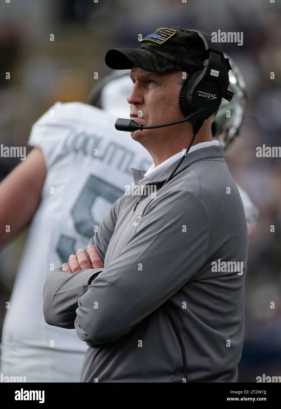 October 21, 2023: Air Force Falcons Head Coach Troy Calhoun during a ...
