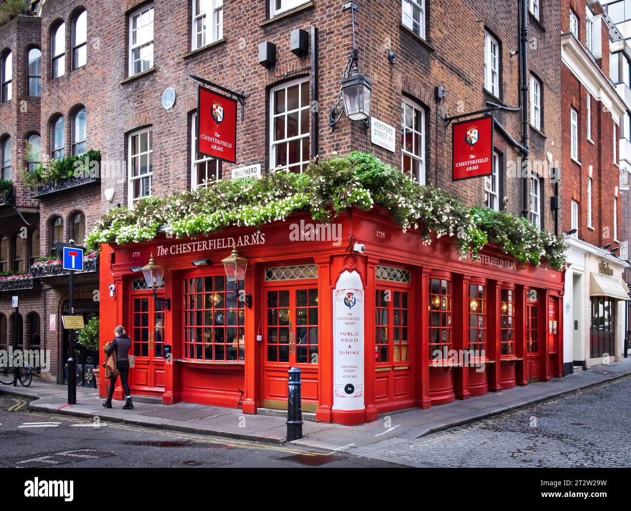England, United Kingdom, Nov 2nd 2022, view of a woman walking by The ...