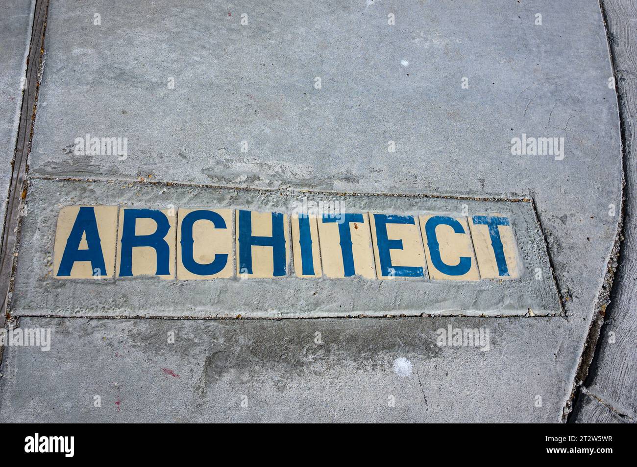 Usa sidewalk sign hi-res stock photography and images - Alamy