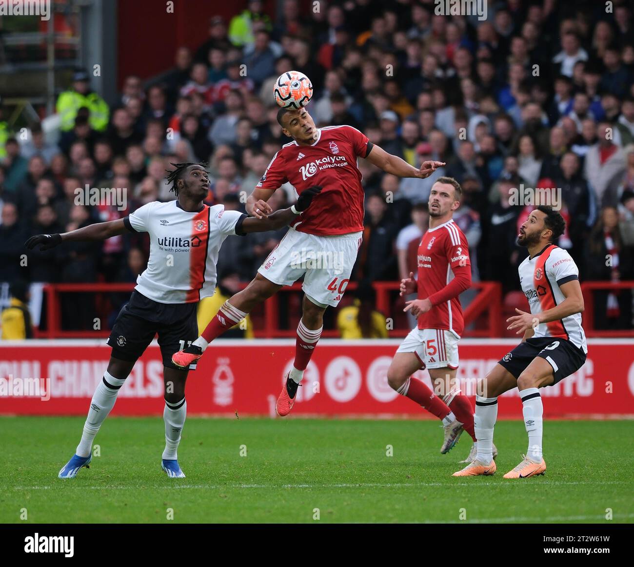 The City Ground, Nottingham, UK. 21st Oct, 2023. Premier League ...
