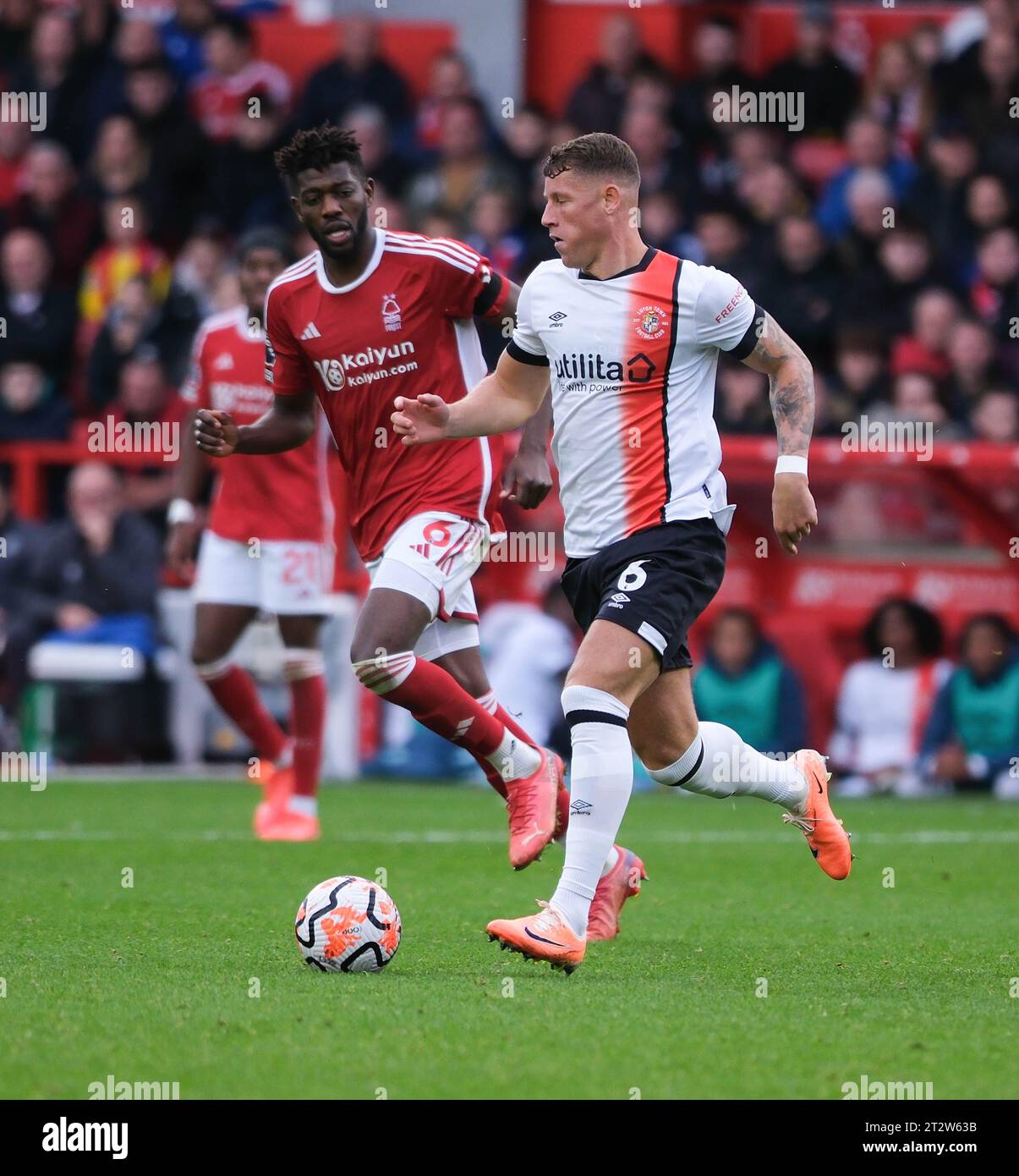 The City Ground, Nottingham, UK. 21st Oct, 2023. Premier League ...