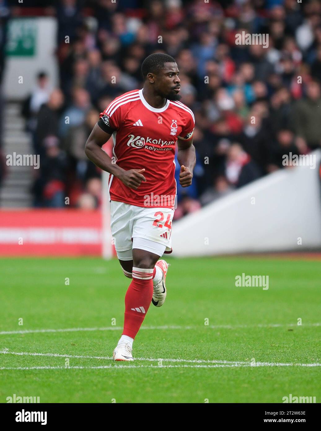 The City Ground, Nottingham, UK. 21st Oct, 2023. Premier League ...
