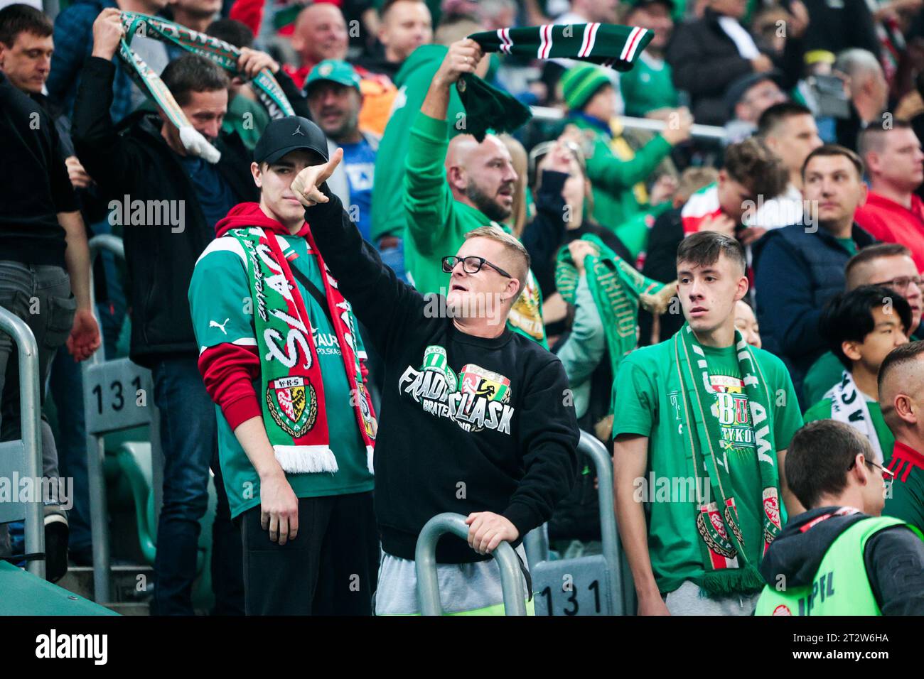 Wroclaw, Wroclaw, Poland. 21st Oct, 2023. With full spectators at the ...