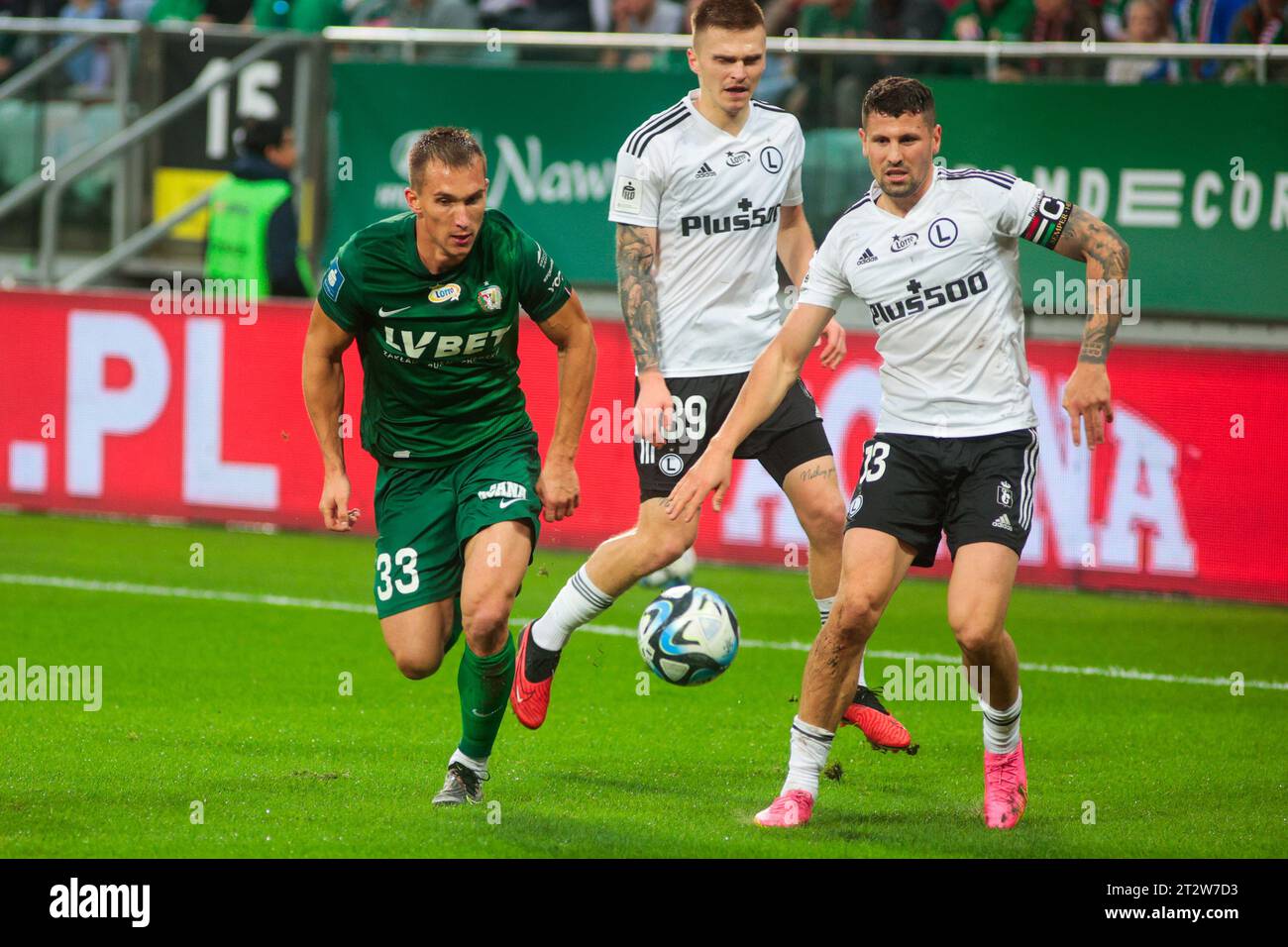 Wroclaw, Wroclaw, Poland. 21st Oct, 2023. With full spectators at the ...