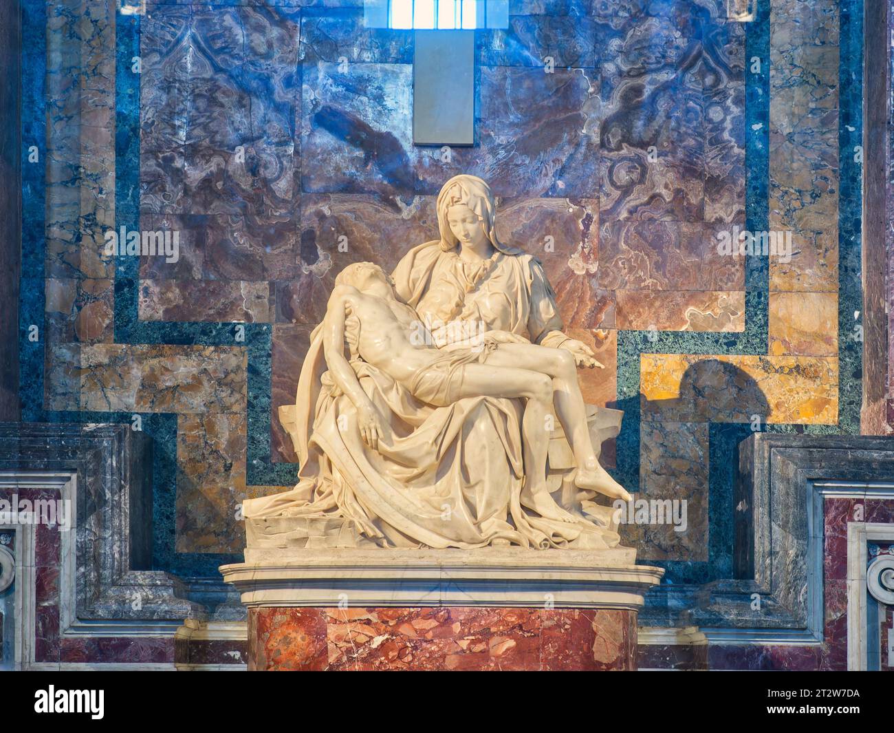 Statue inside St. Peter's basilica, Vatican, Italy Stock Photo - Alamy
