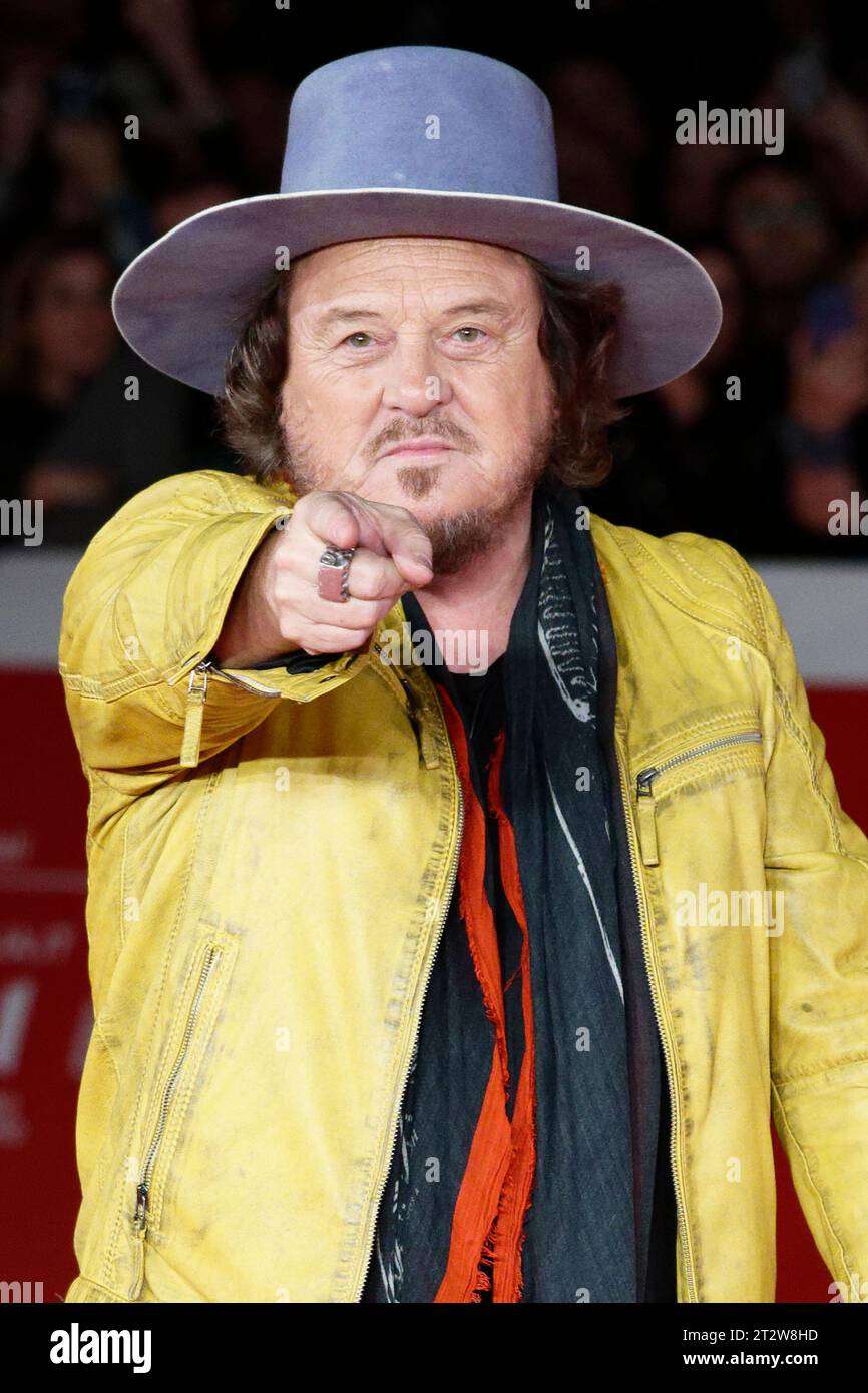 Italian singer Zucchero Fornaciari at Rome Film Fest 2023. Zucchero ...