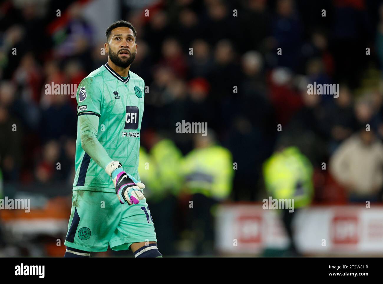 Sheffield United goalkeeper Wes Foderingham after the Premier League ...