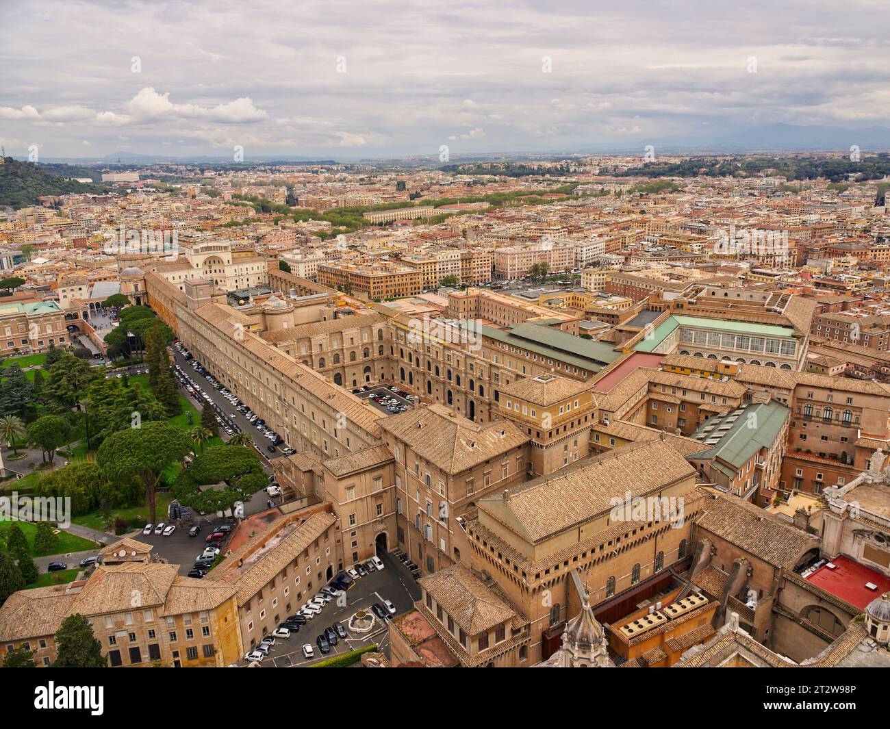 Aerial view of the city of Rome, Italy Stock Photo - Alamy