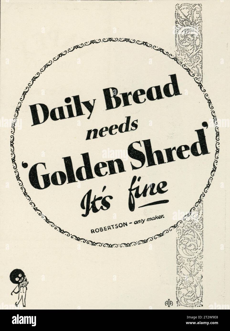ROBERTSON'S GOLDEN SHRED Orange Marmalade 1930 British Magazine ...