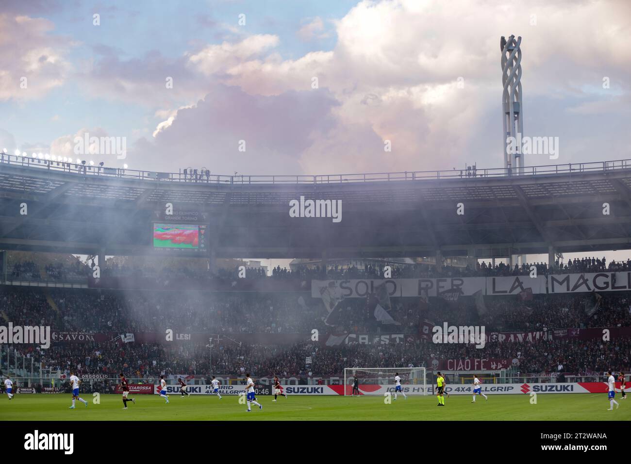 Football ultras italy flares hi-res stock photography and images - Alamy
