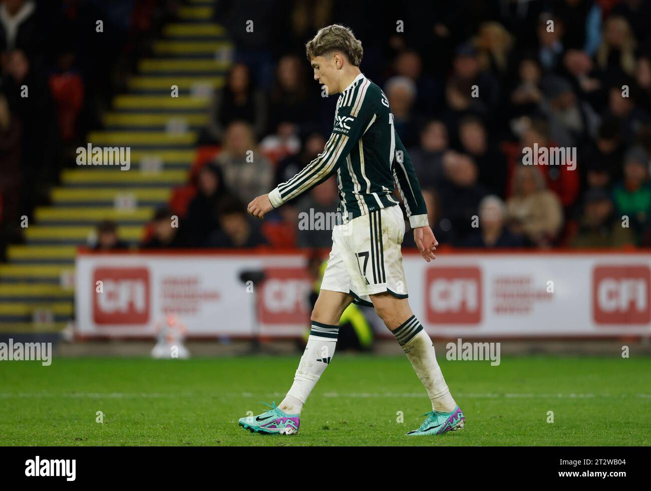Manchester United's Alejandro Garnacho reacts after missing a chance ...