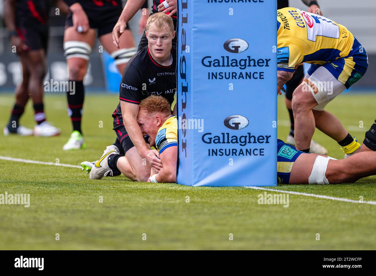 LONDON, UNITED KINGDOM. 21th, Oct 23. Miles Reid of Bath Rugby (centre ...