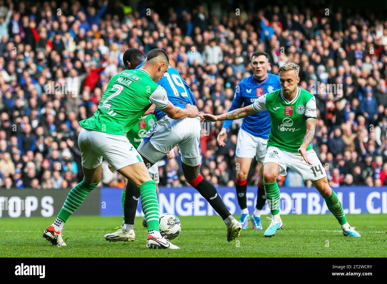 Glasgow, UK. 21st Oct, 2023. In the first game after the international ...