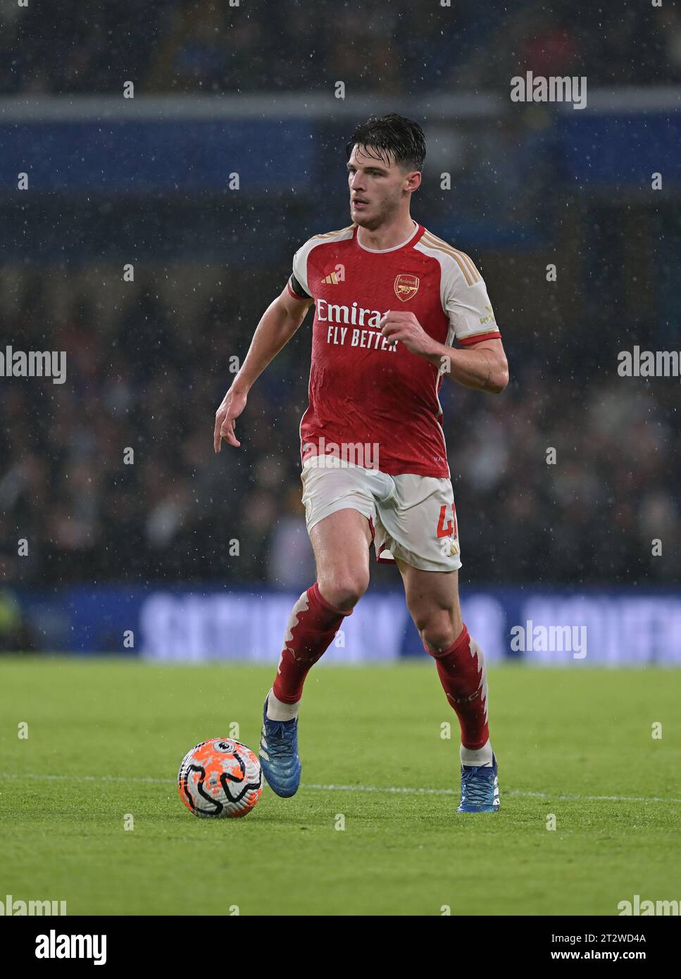London, UK. 21st Oct, 2023. Declan Rice of Arsenal during the Chelsea ...