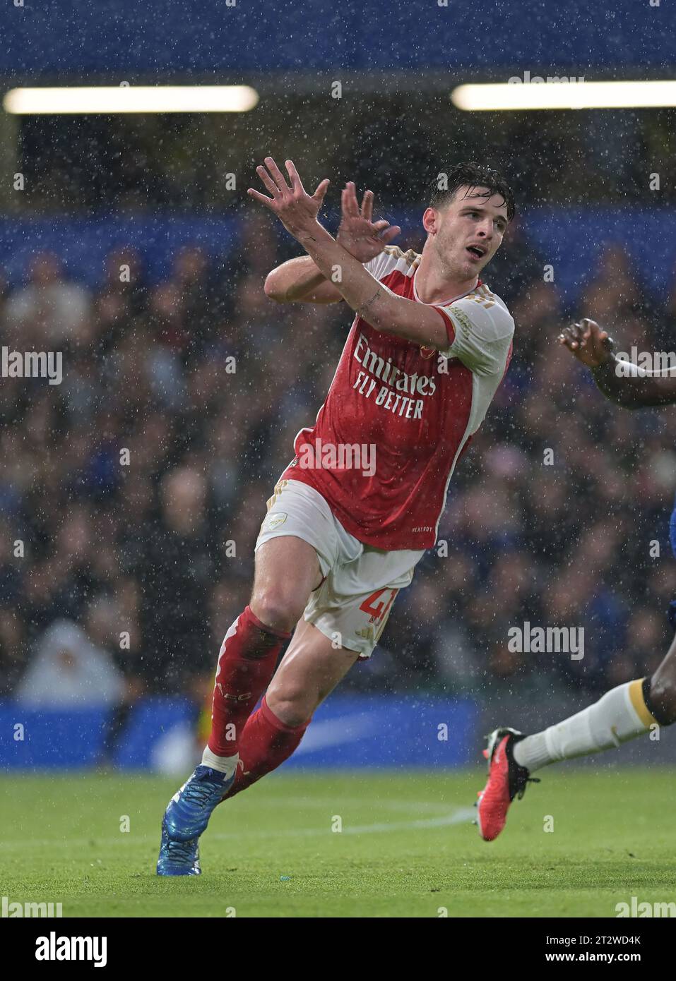 London, UK. 21st Oct, 2023. Declan Rice of Arsenal during the Chelsea ...