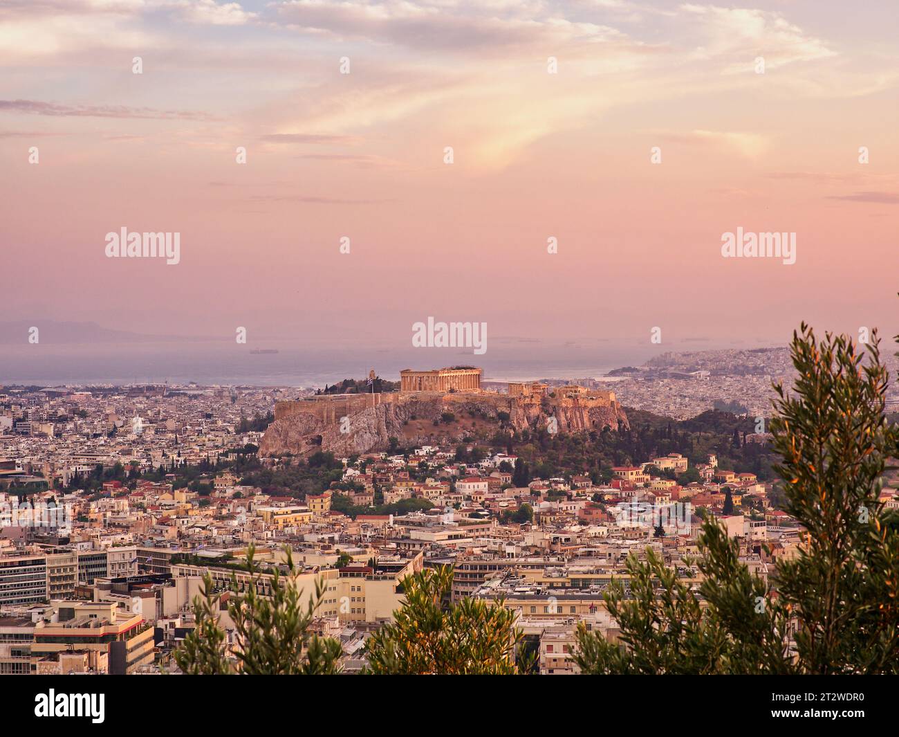 Athens parthenon aerial view hi-res stock photography and images - Alamy