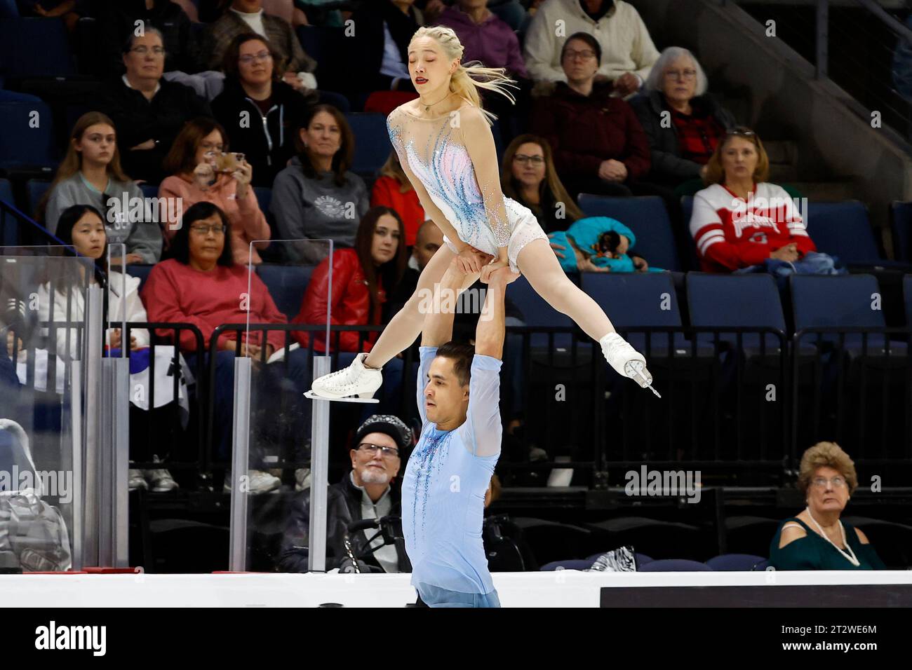 Chelsea Liu, top, and Balazs Nagy, bottom, of the United States ...