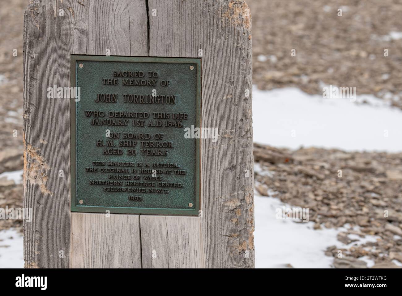 Canada, Nunavut, Resolute Bay, Erebe Bay, Beechey Island. Location ...