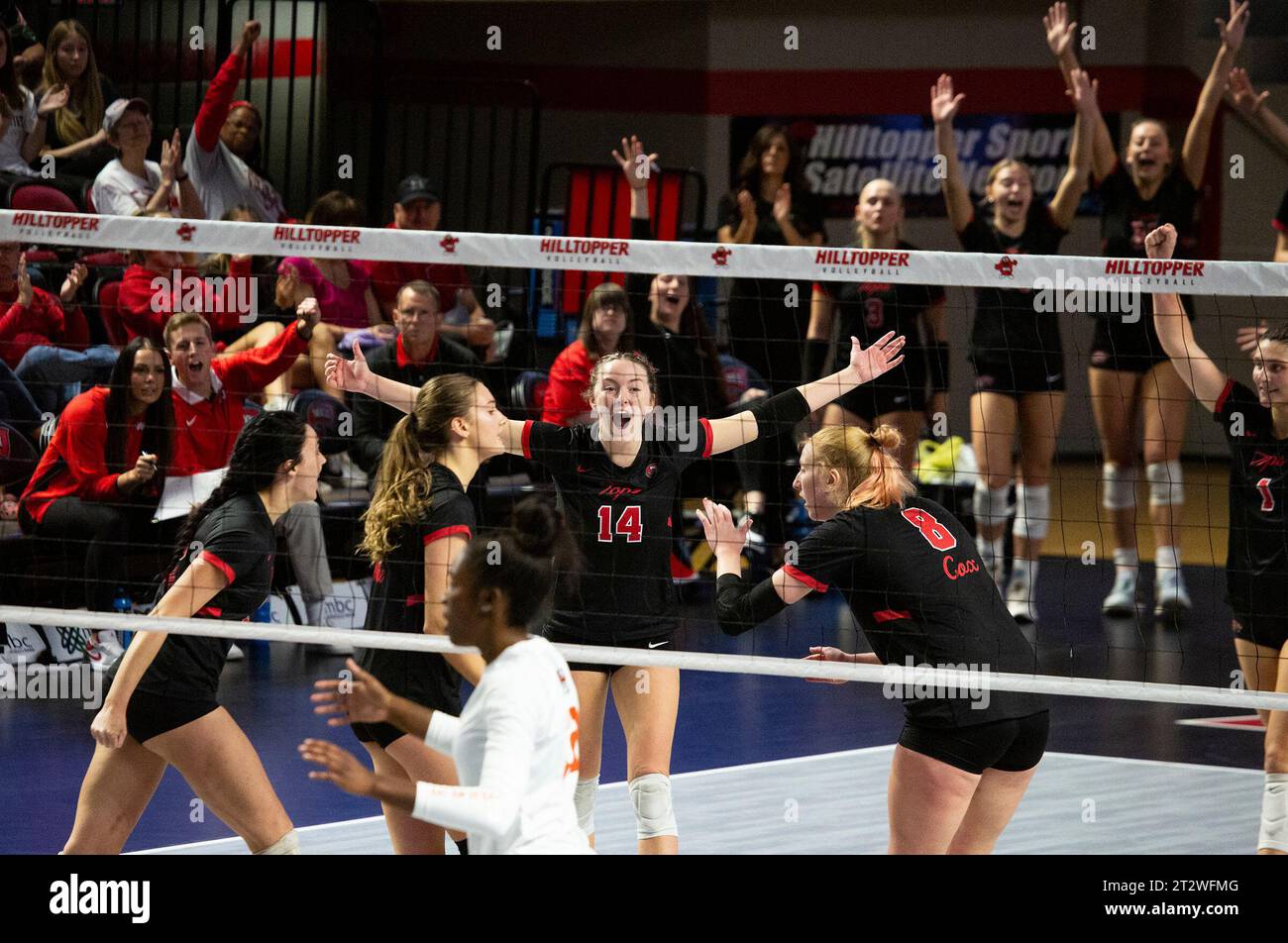 Western Kentucky celebrates after their win over Sam Houston State in ...