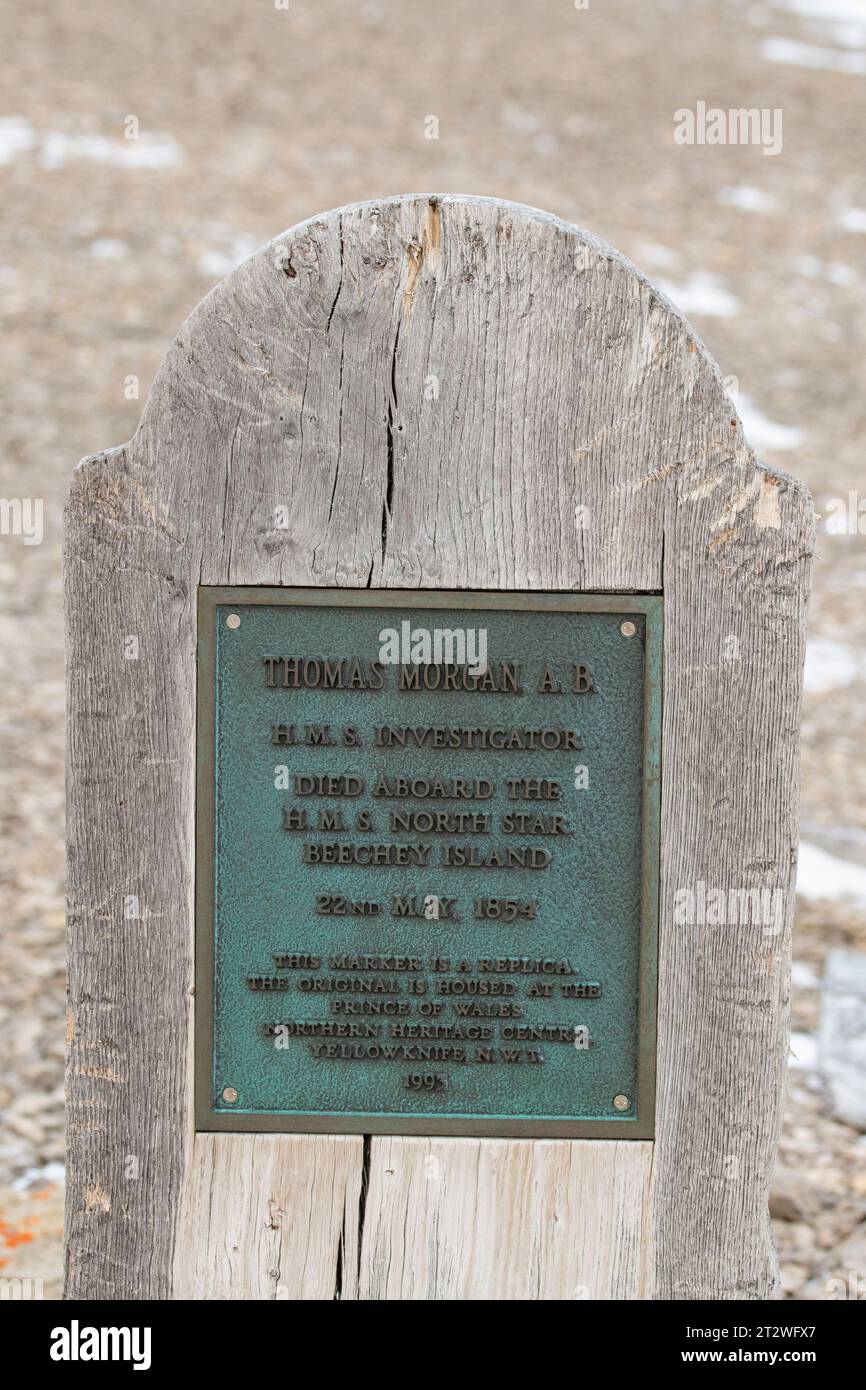 Canada, Nunavut, Resolute Bay, Erebe Bay, Beechey Island. Location ...