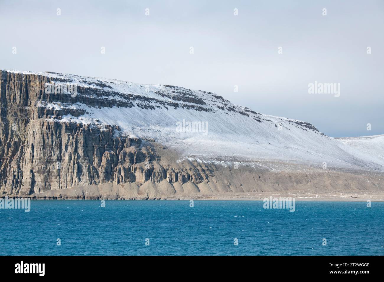 Canada, Nunavut, Resolute Bay, Erebe Bay, Beechey Island. Historic location where the Franklin ...