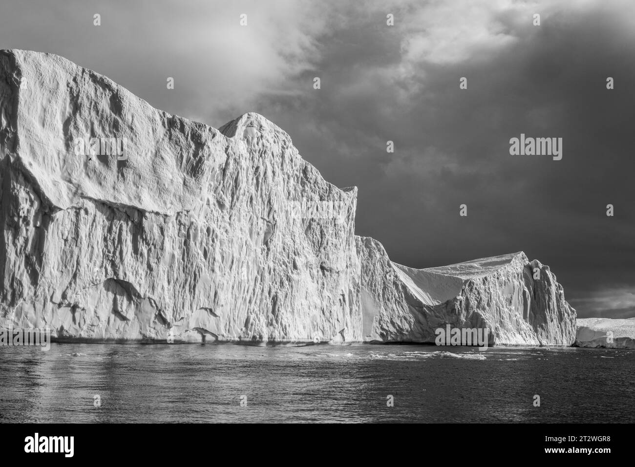 Greenland, Ilulissat. Disko Bay, famous for large icebergs Stock Photo ...