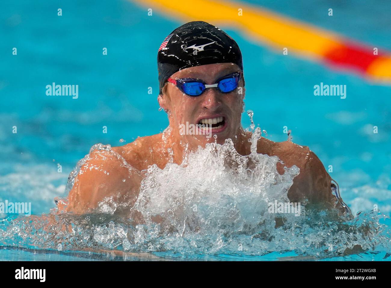 Jacob Foster of the United Stares swims to win the gold medal in the ...