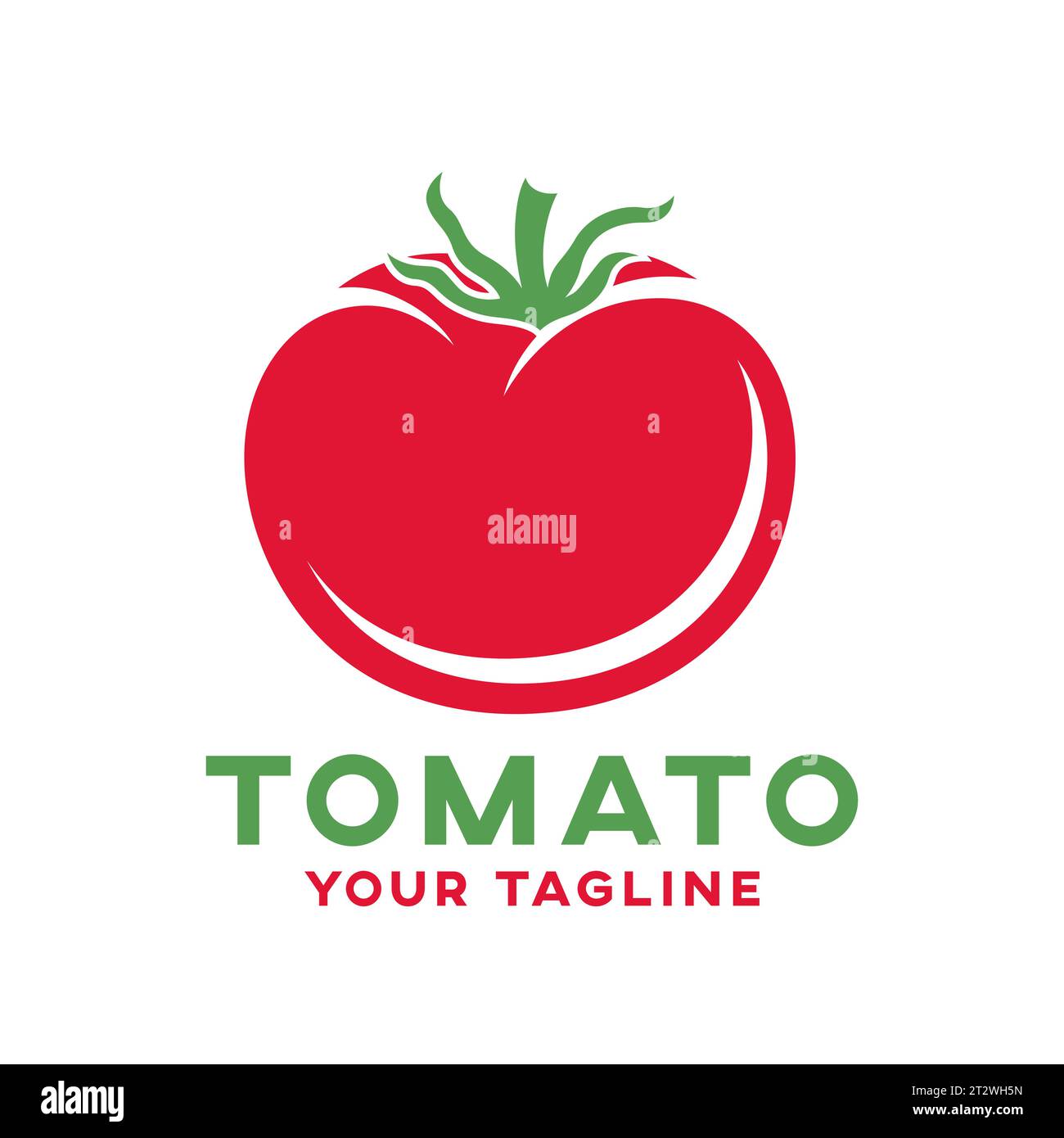 Modern simple tomato logo Stock Vector Image & Art - Alamy