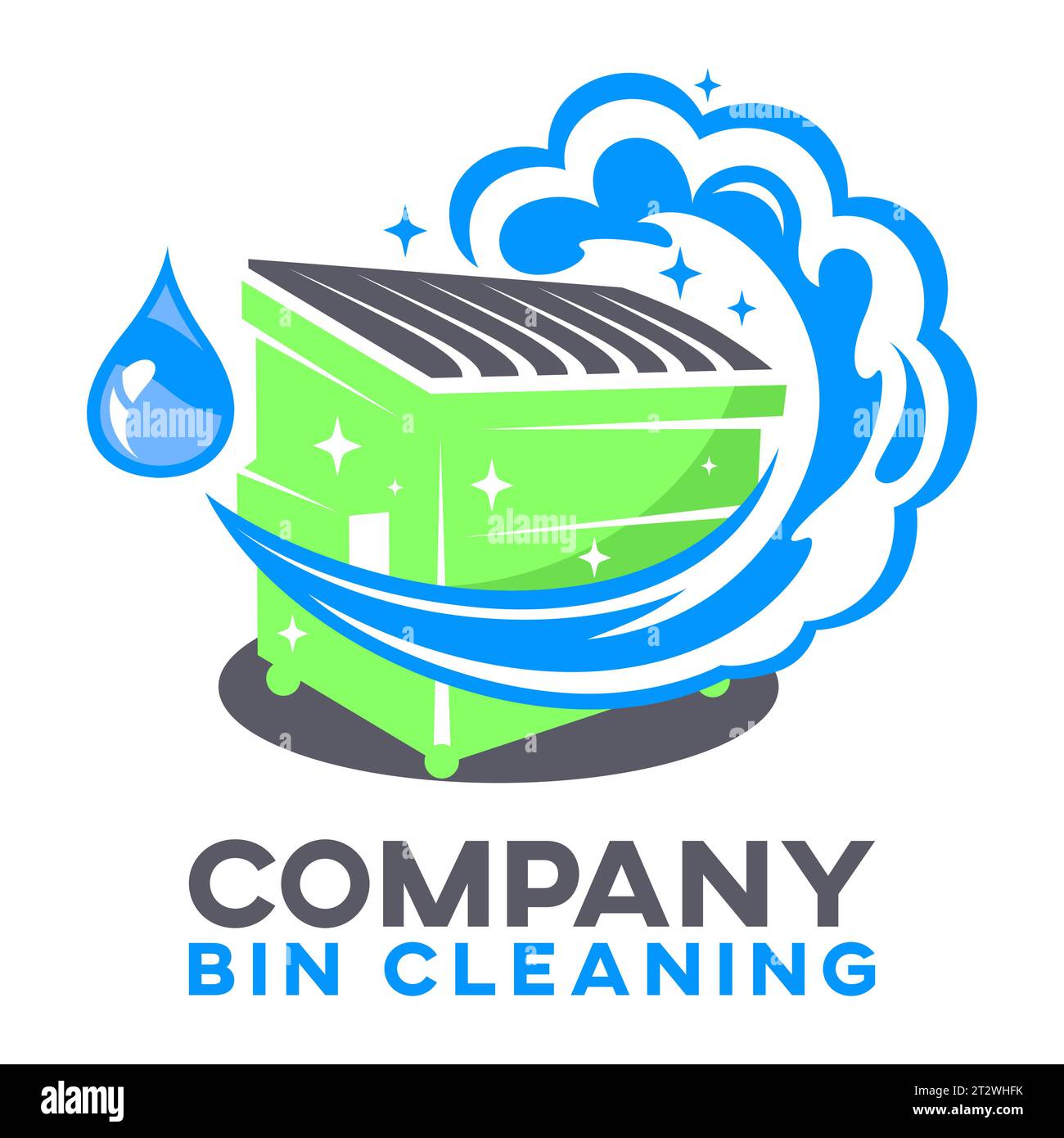 Green trash bin icon animation hi-res stock photography and images - Alamy