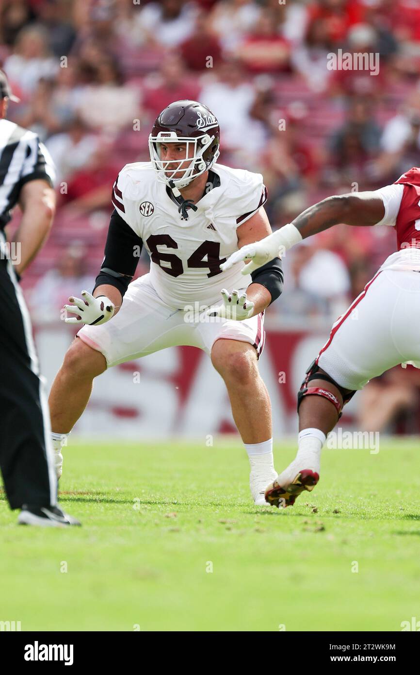 October 21, 2023: Bulldogs offensive lineman Steven Losoya III #64 ...