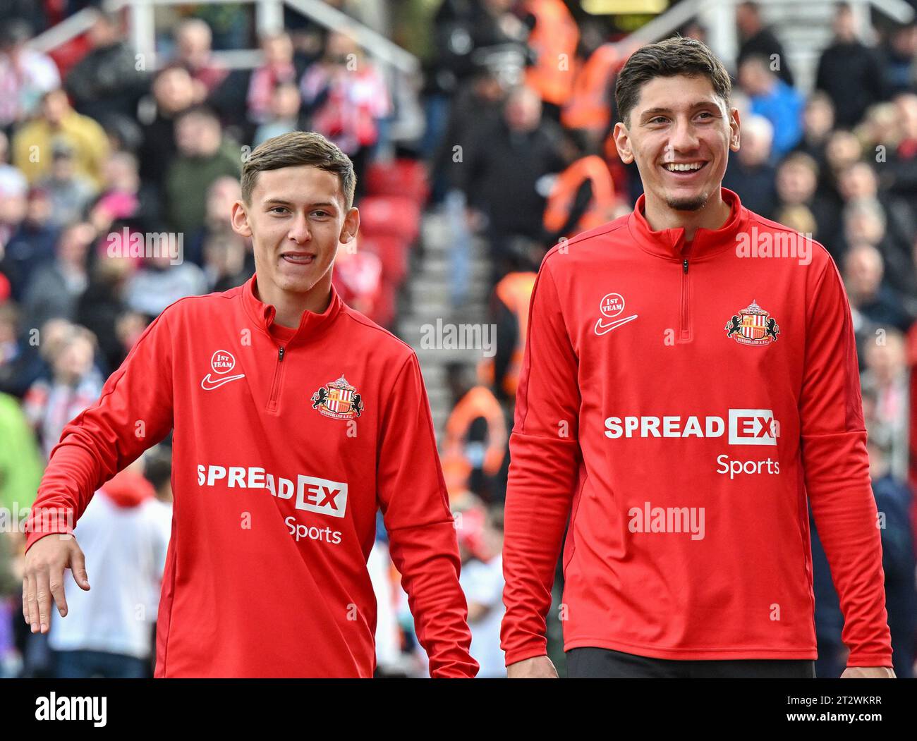 Stoke On Trent, UK. 21st Oct, 2023. Chris Rigg 31# of Sunderland ...