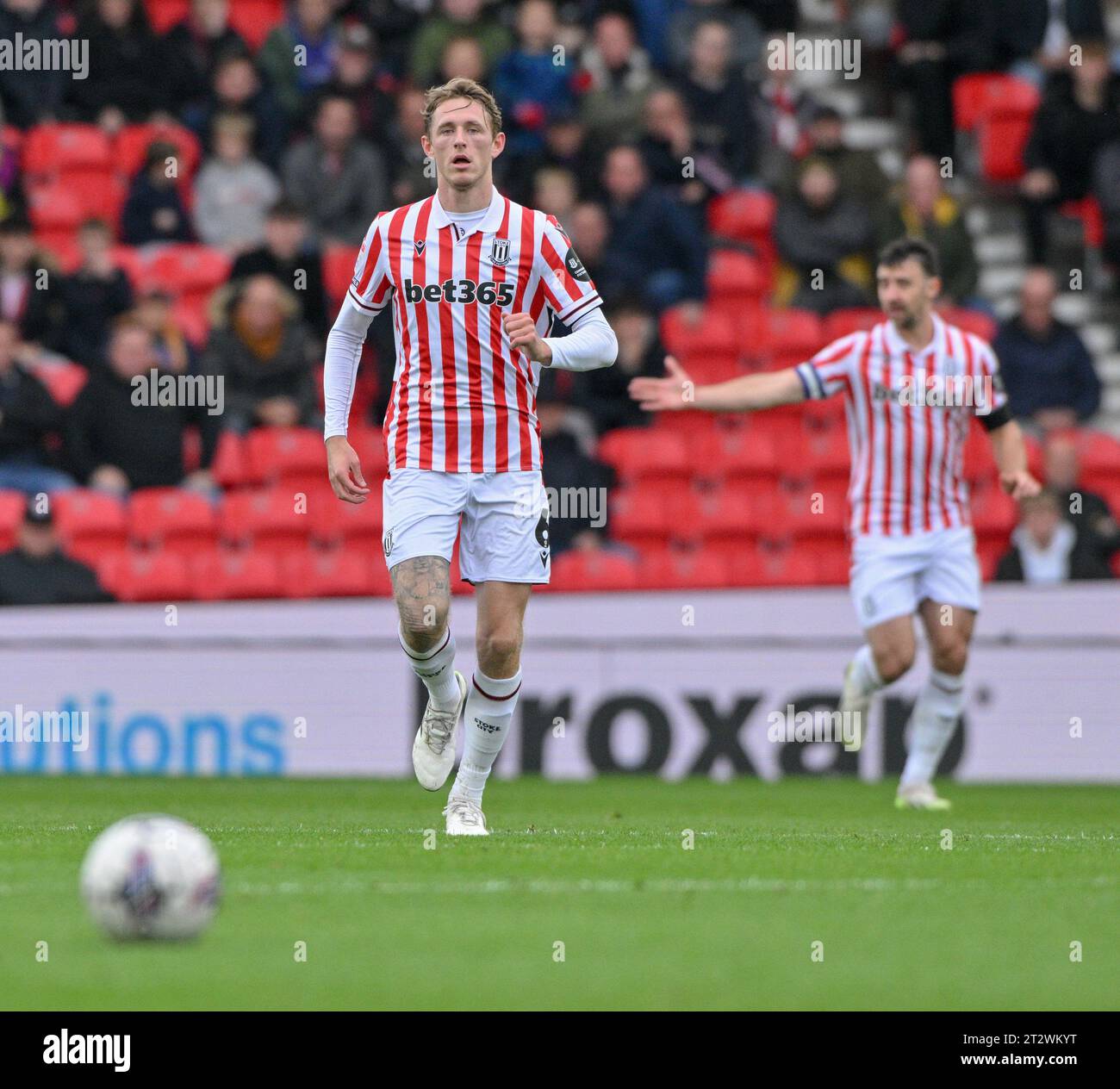 Stoke On Trent, UK. 21st Oct, 2023. Wouter Burger 6# of Stoke City ...