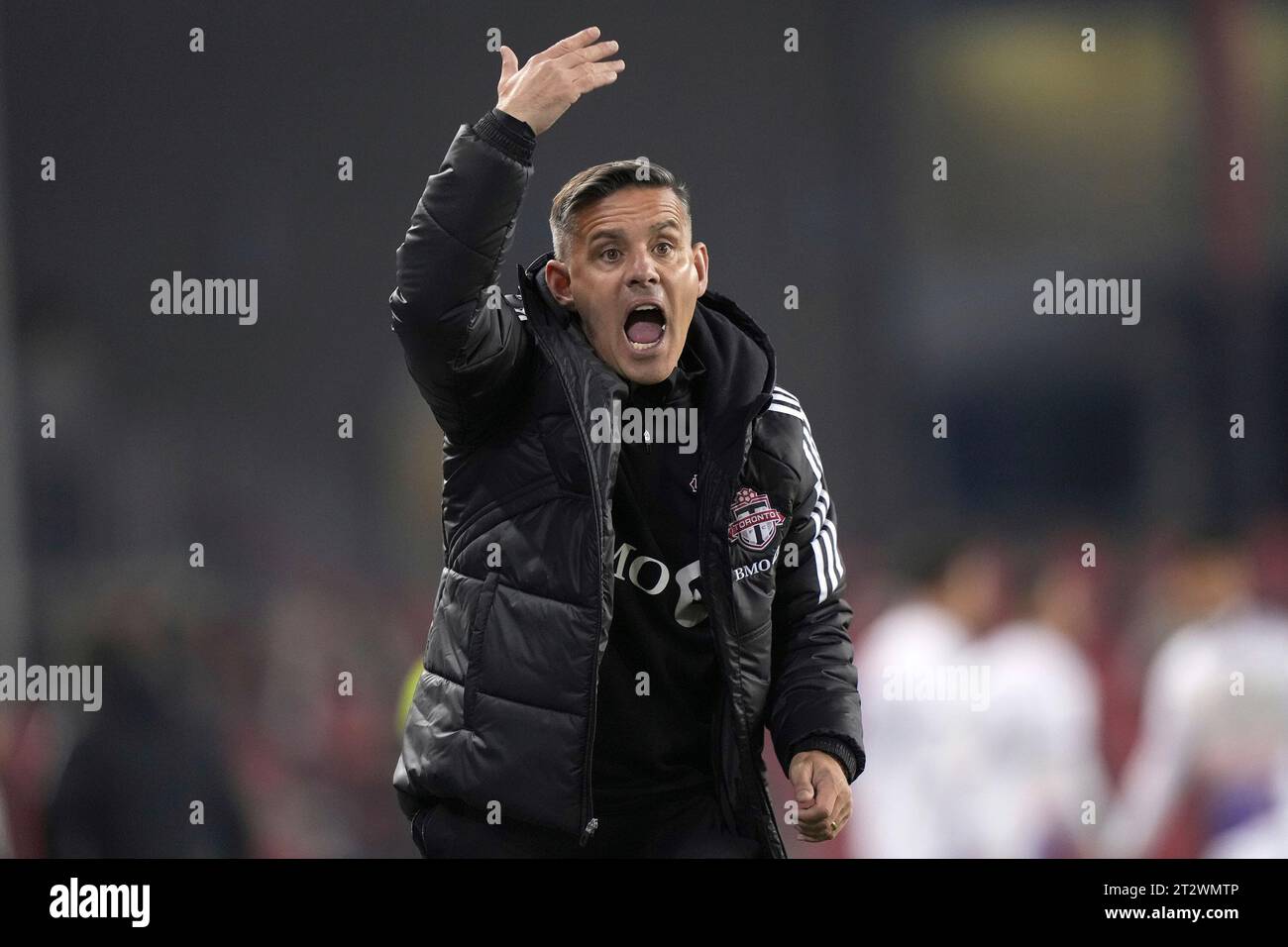 Toronto FC head coach John Herdman coaches his first game for the team ...