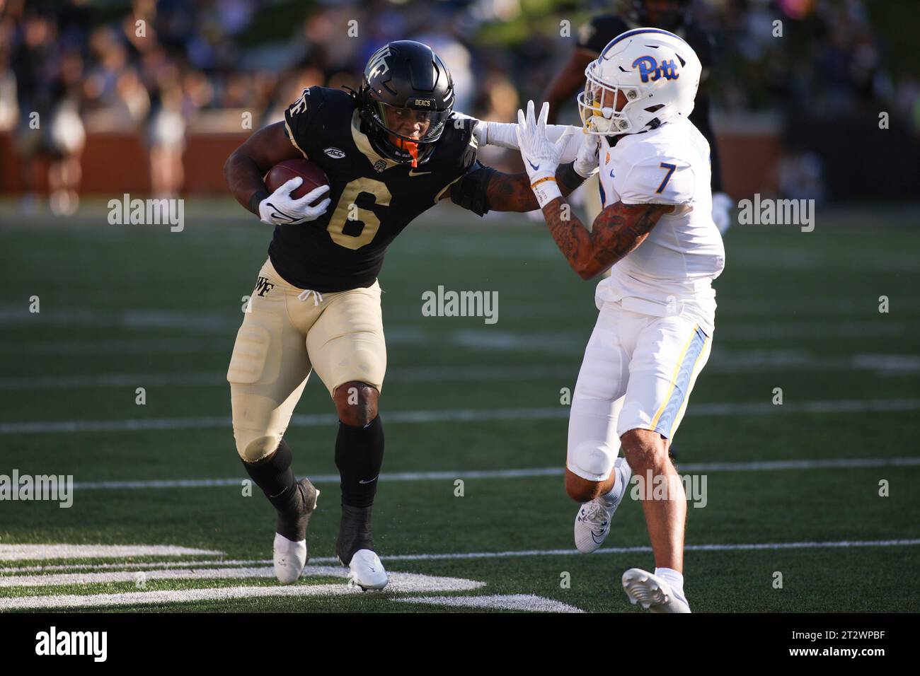 October 21, 2023: Wake Forest Demon Deacons running back Justice ...