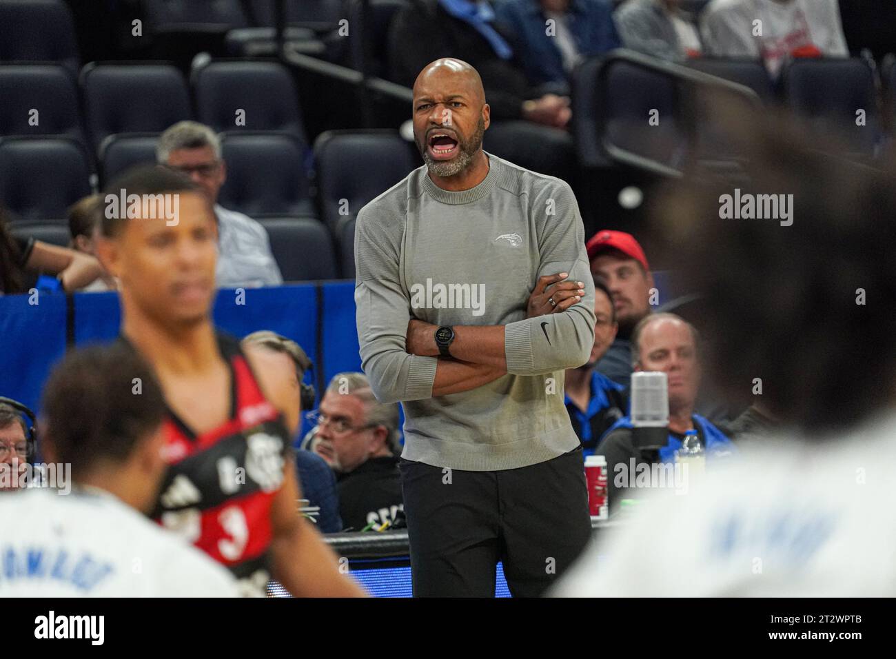 Orlando, Florida, USA, October 20, 2023, Orlando Magic head coach ...