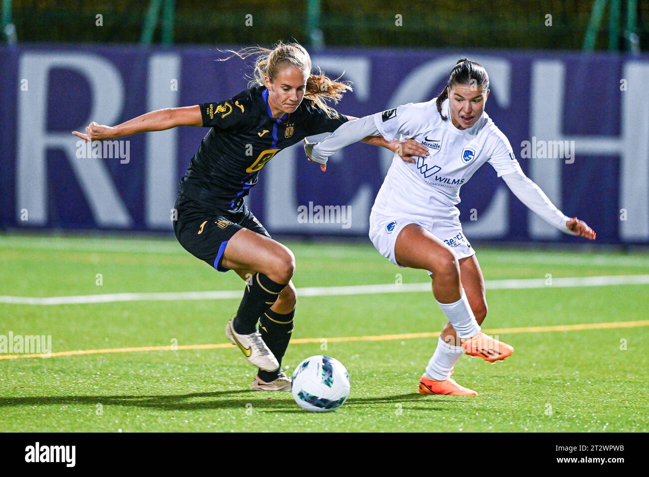 Anderlecht, Belgium. 21st Oct, 2023. Juliette Vidal (56) of Anderlecht ...