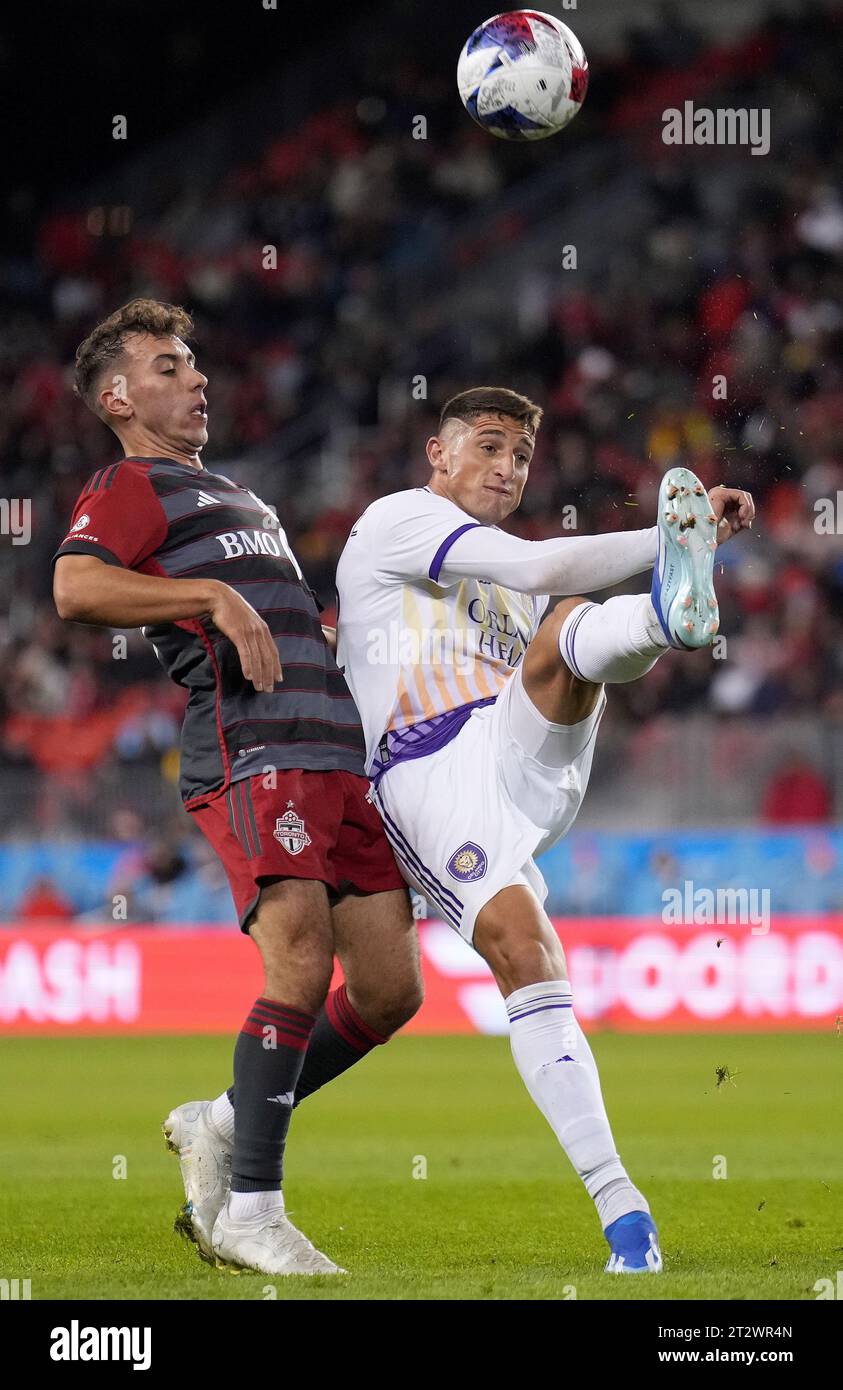 Toronto, Canada. 21st Oct, 2023. Orlando City forward Gaston Gonzalez ...