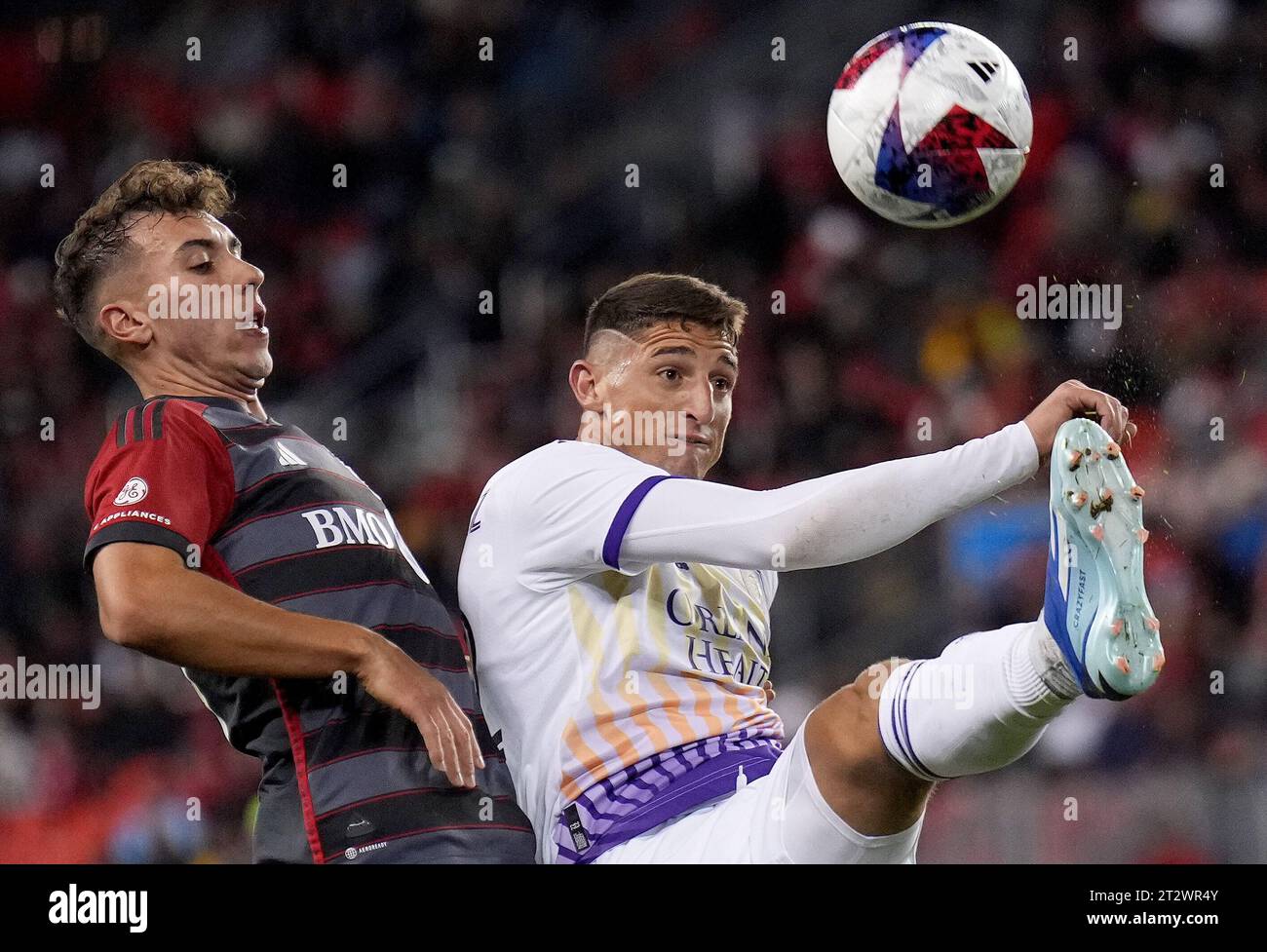 Toronto, Canada. 21st Oct, 2023. Orlando City forward Gaston Gonzalez ...