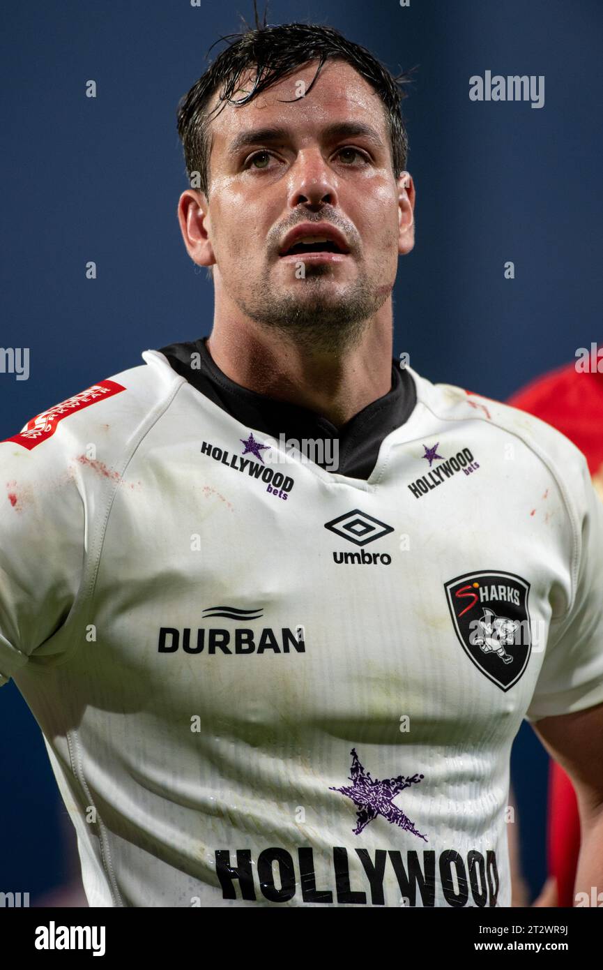 Limerick, Ireland. 21st Oct, 2023. Francois Venter of Sharks during the ...