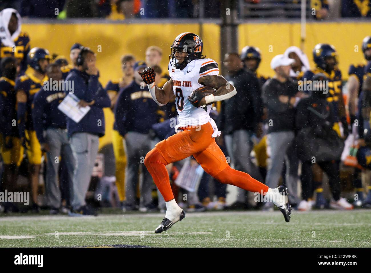 MORGANTOWN, WV - OCTOBER 21: Oklahoma State Cowboys running back Ollie ...