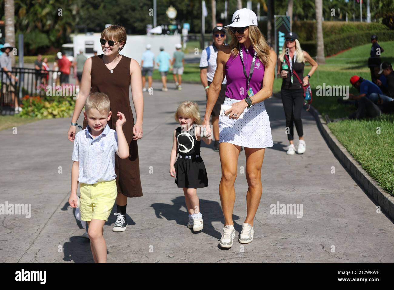 Miami, FL, USA. 21st Oct, 2023. Lara Trump with son Eric and daughter ...