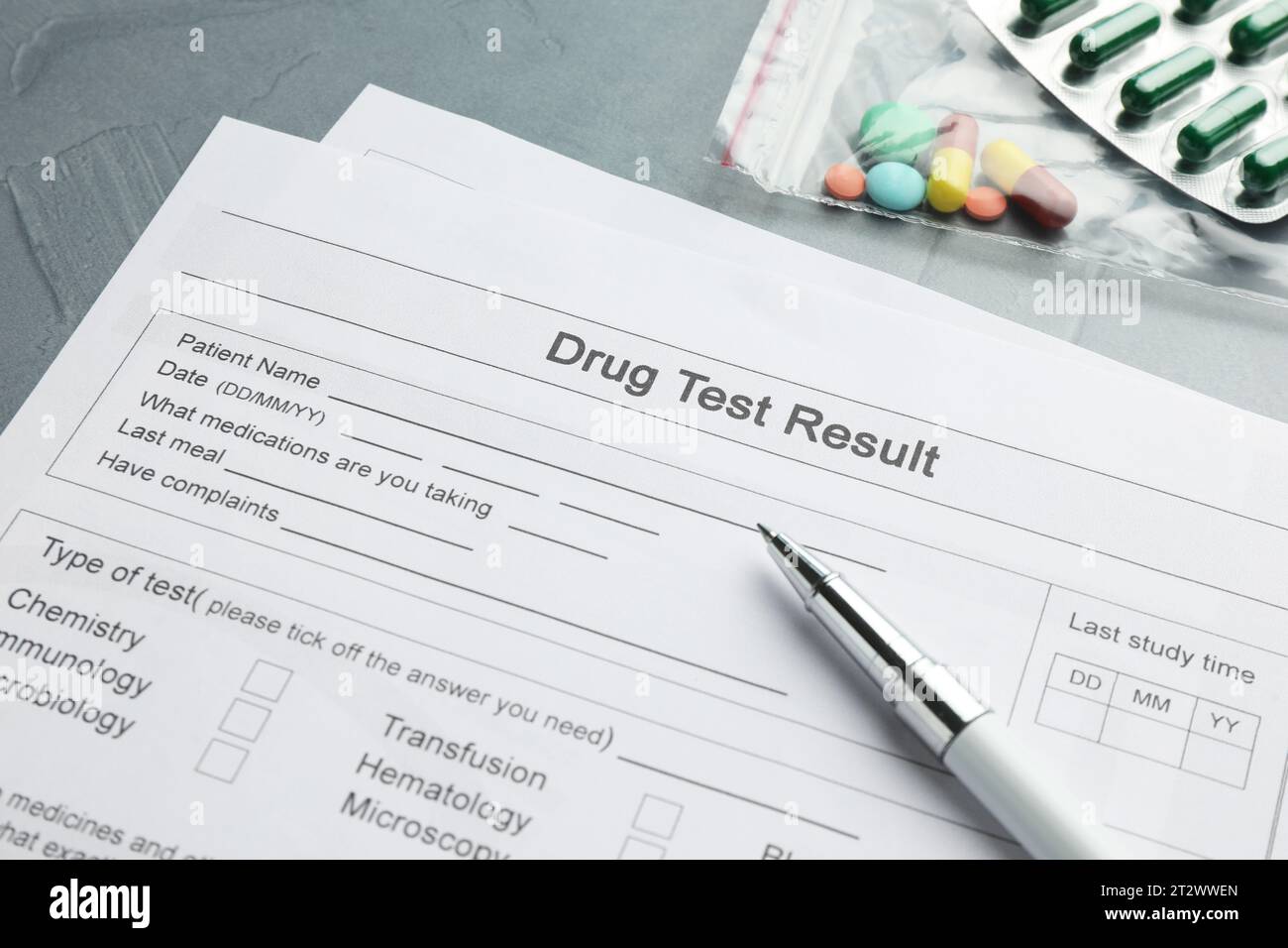 Chemical analysis of an illegal drug hi-res stock photography and ...