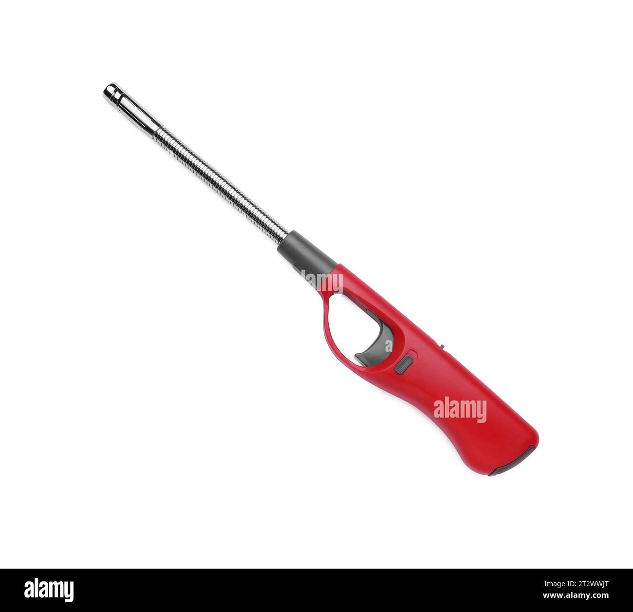 Gas lighter for stove isolated on white, top view Stock Photo - Alamy