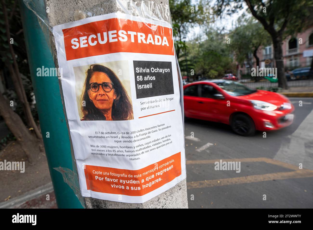 Mexico City, Mexico City, Mexico. 21st Oct, 2023. A kidnapped Israeli ...