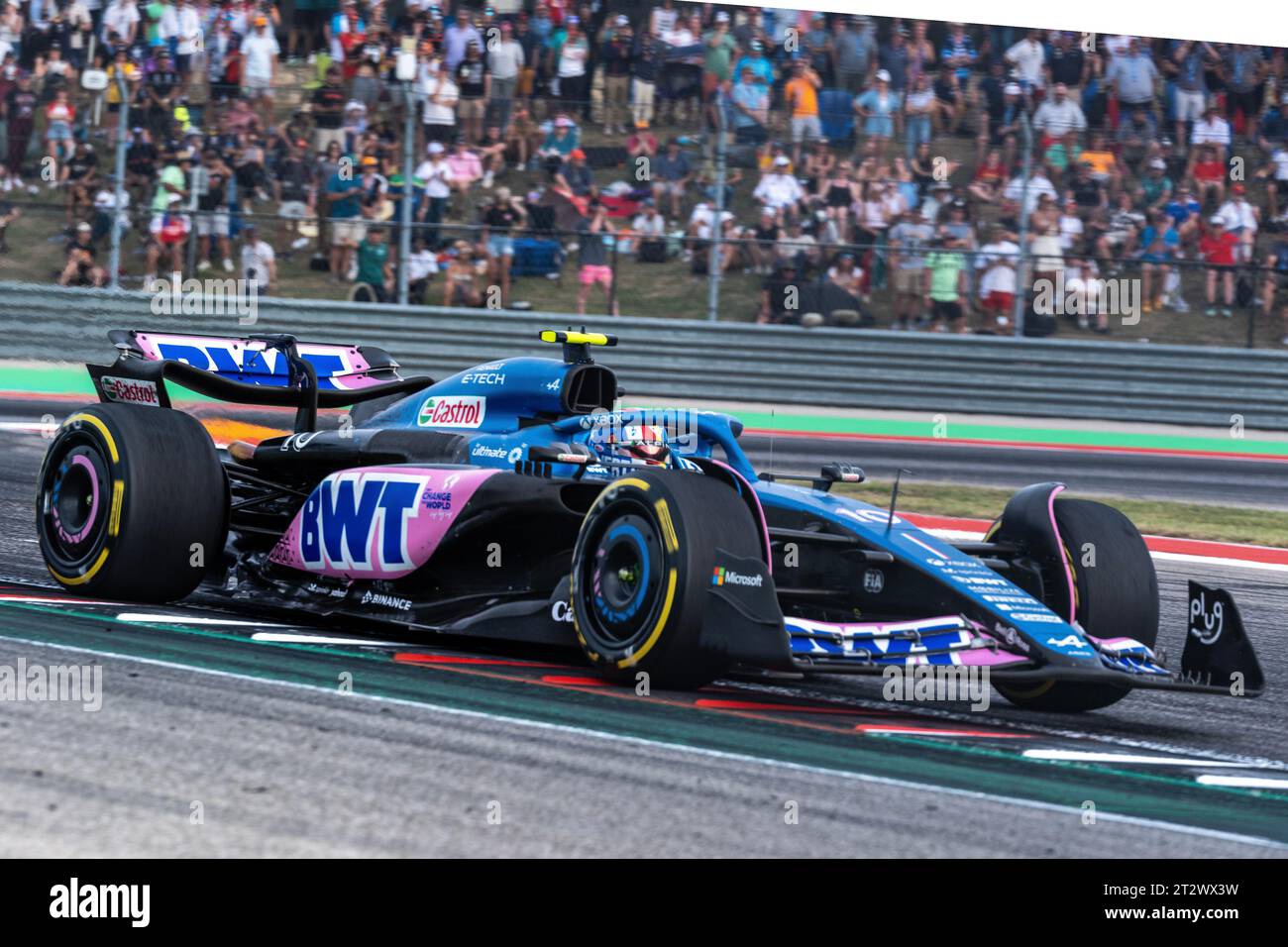 Texas, USA. 21st Oct, 2023. Pierre Gasly #10 from the BWT Alpine F1 ...