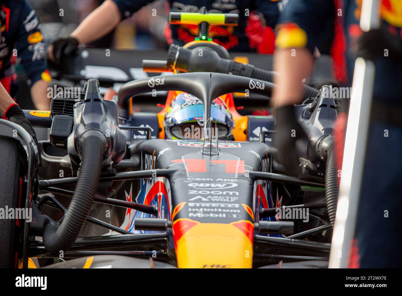 Sergio Perez (MEX) Redbull Racing RB19 during Saturday Sprint Race of ...