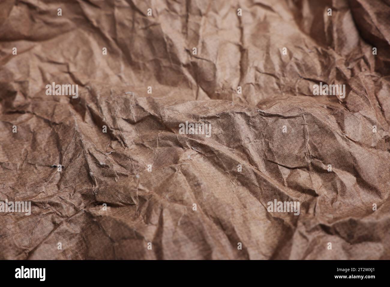 Texture of crumpled parchment paper as background, closeup Stock Photo ...