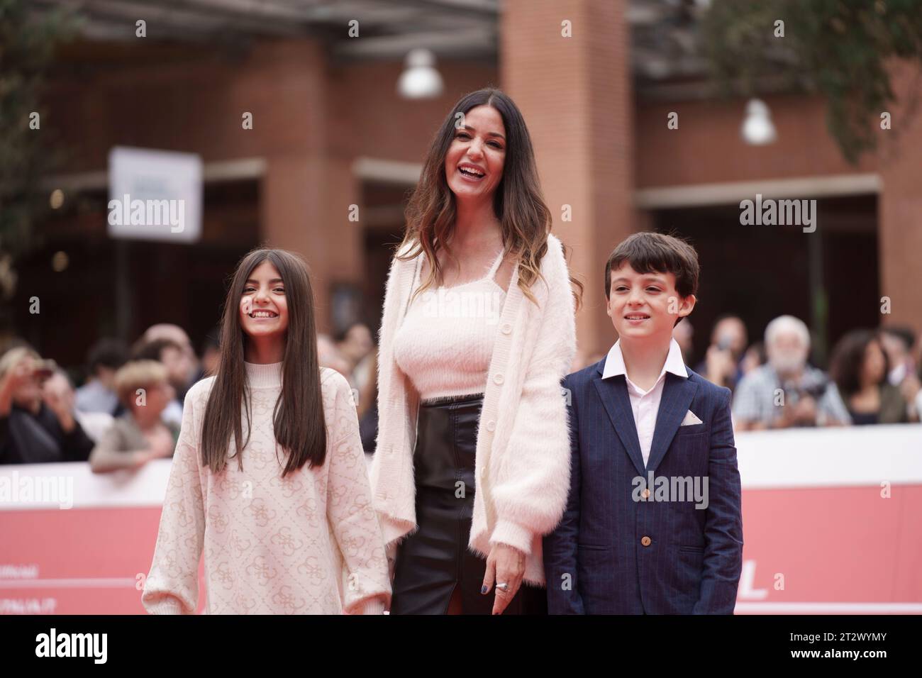 ROME, ITALY - OCTOBER 21: Alessia Fabiani attends a red carpet for the ...