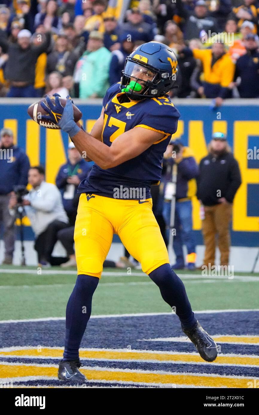 MORGANTOWN, WV - OCTOBER 21: West Virginia Mountaineers Wide Receiver ...